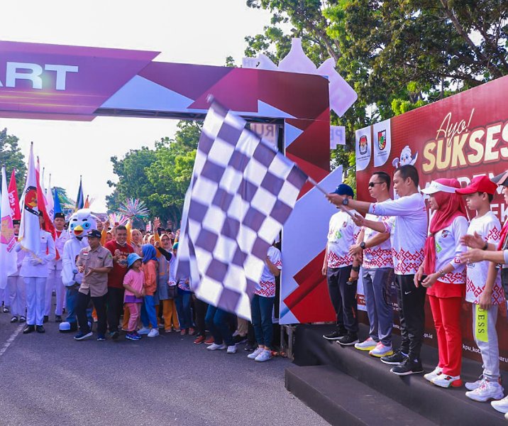 Peluncuran Logo dan Jalan Sehat Tanda Awal Perayaan HUT Ke-239 Pekanbaru